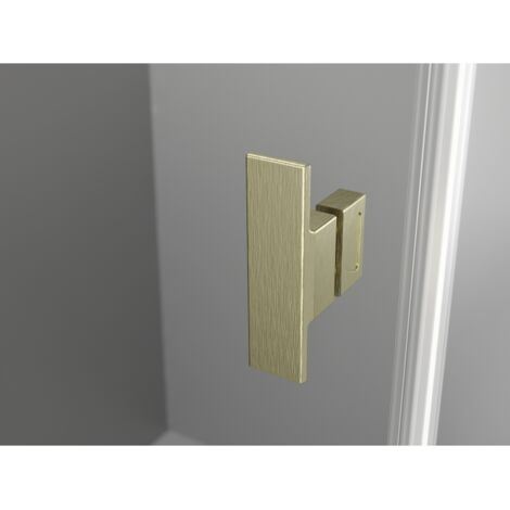 Mexen Mist T cabine de douche pivotante 120 x 85 cm, transparent, or ...