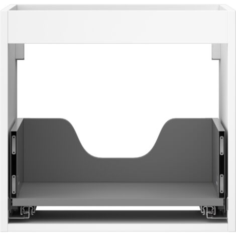Mexen Box-A corps de meuble sous lavabo 50 cm, 1 tiroir, blanc mat ...