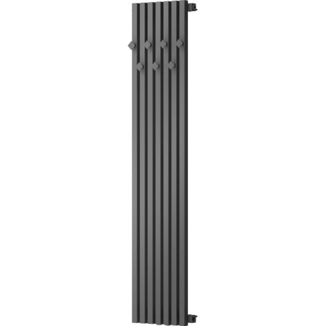 Mexen Flux radiateur décoratif salle de bain 1500 x 360 mm, 630 W, anthracite - W127-1500-360-00-66