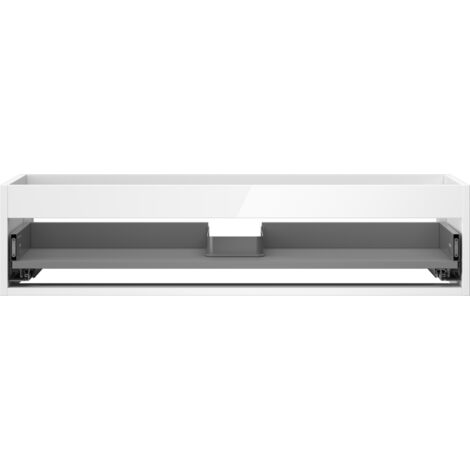Mexen Box-A meuble sous lavabo 100 cm, 1 tiroir, blanc brillant - 91AX0 ...