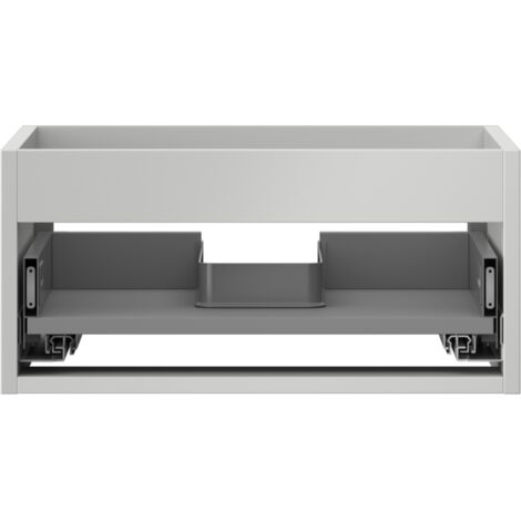 Mexen Box-A corps meuble sous-lavabo 50 cm, 1 tiroir, gris mat - 91AX0 ...