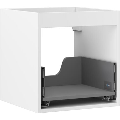 Mexen Box-A corps d'armoire de lavabo 45 cm, 1 tiroir, blanc mat ...