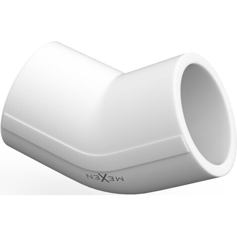 Mexen PPR coude 45° soudé pour tuyaux PPR 20 x 20, PN20 - W97337-2020-00