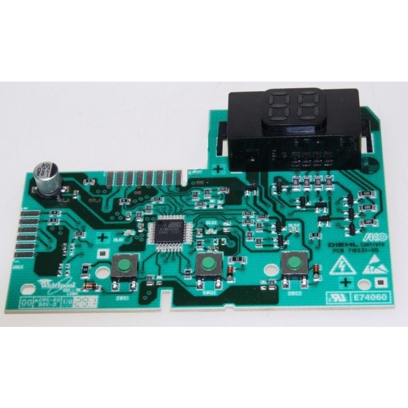 Elektronisches Modul, Whirlpool -Waschmaschine 480110100105