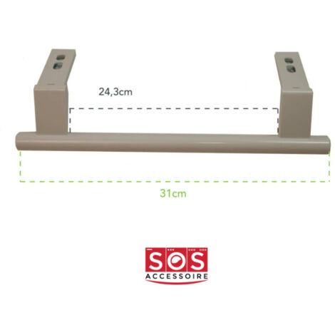 Ersatzteil - Kühlschranktürgriff 31 cm (Achsabstand 24,3 cm) - - LIEBHERR