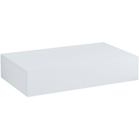 Mensola a muro con cassetto integrato kärsämäki 60 x 35 x 12 cm bianco ...