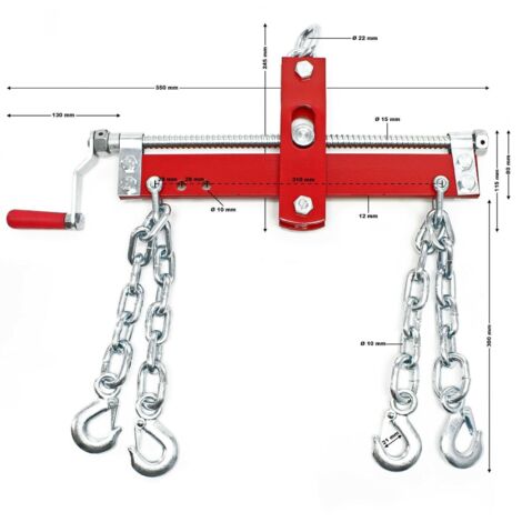 Bilanciatore di carico gru da 900 kg posizionamento officina ...