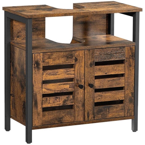 Mobile sottolavabo mobiletto da bagno armadio 60 x 30 x 60 cm con ...