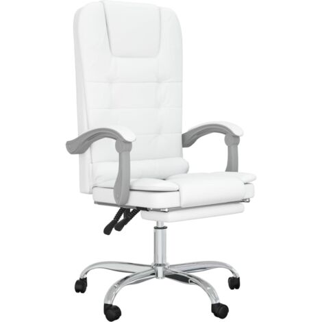 Poltrona massaggiante reclinabile per studio computer ufficio ecopelle ...