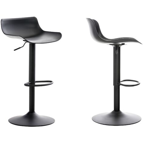 Set di 2 sgabelli da bar con gamba a tromba in stile moderno e ...