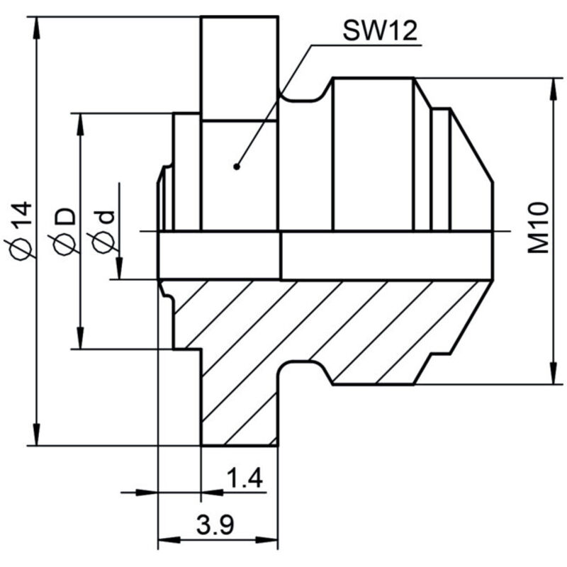 Embout Gesipa 16/31 MG (pour rivets aveugles MEGA GRIP)