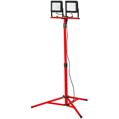 Projecteur à LED CMS STIER Duo 2x30 W 2x2 400 lumens avec trépied