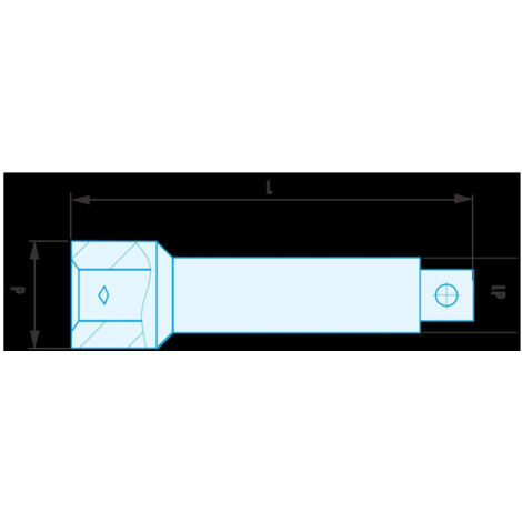 Rallonge anti-étincelles Facom 1,2" 250 mm