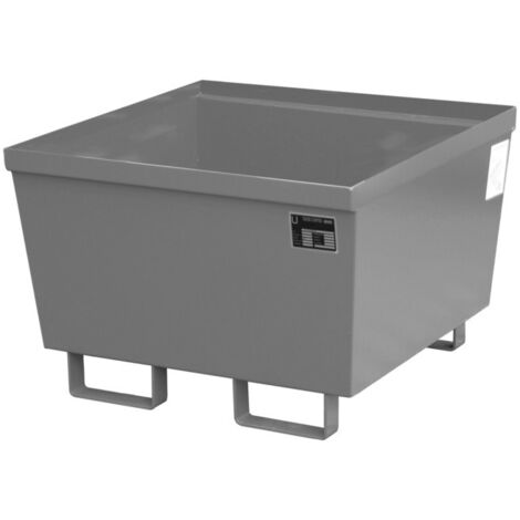 Bauer Südlohn Bac de récupération AO-1, peint, gris souris
