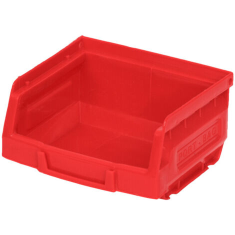 Bac de rangement STIER rouge 100x165x82 mm