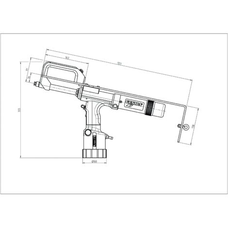 Outil de pose de rivets Gesipa TAURUS 1 Speed Rivet Axial eco