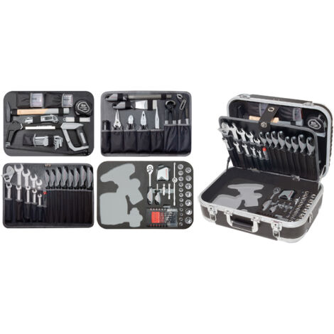 Kraftwerk Boîte à outils B160, 3/8", 162 pièces sans outil électrique ...