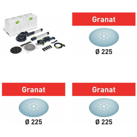 Festool Pack – Set 4 pièces avec LHS 2 225 EQI-Plus PLANEX & disques ...
