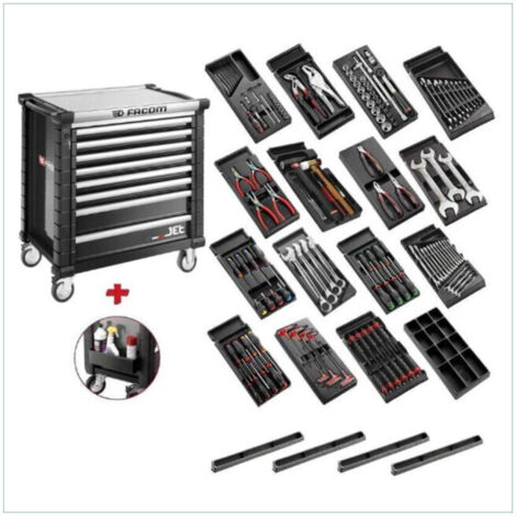 Chariot d'atelier Facom JET.8NM4A avec 16 modules