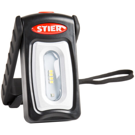STIER Lampe d'atelier à LED sans fil 250 lumens, IP20, batteries : 50 ...
