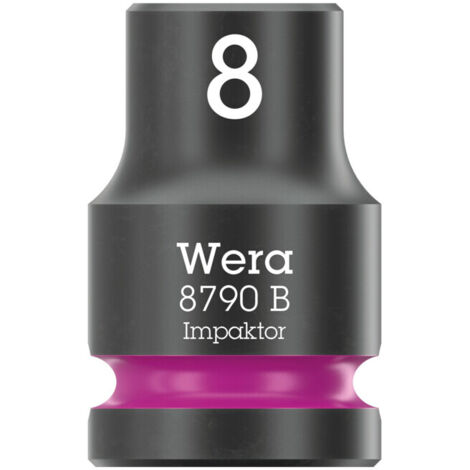 Douille Wera Impaktor à emmanchement 3/8", 8 x 30 mm