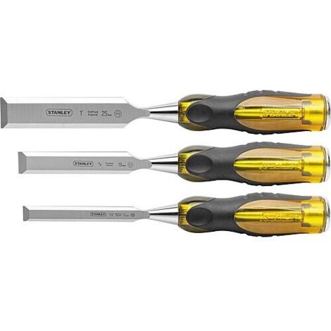 Lot de ciseaux à bois Stanley FatMax 12-25mm pour couper le bois ...