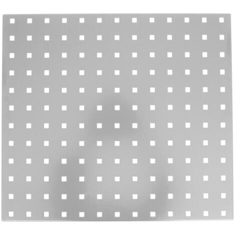 Plaque perforée STIER pour mur d'atelier, 500x450 mm, gris clair