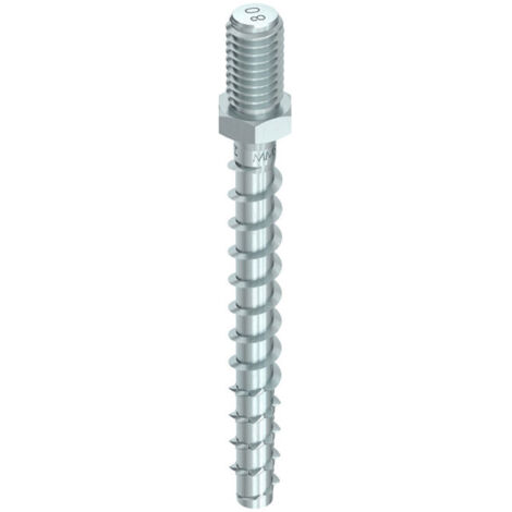 MULTI-MONTI-plus ST 6,0 x 55, goujon, tête hexagonale, A2K, 100 pcs ...
