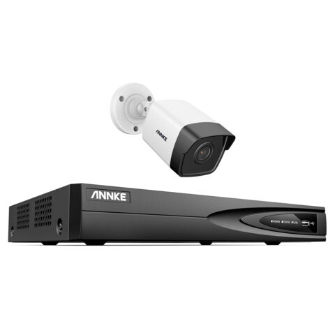 ANNKE 5MP Super HD 4CH NVR IP Security Camera System Night Vision Audio ...