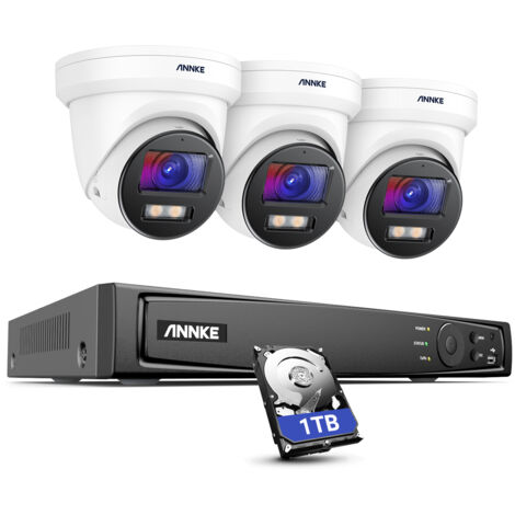 ANNKE 4K IR Network Full Color Camera Night Vision Waterproof Turret ...