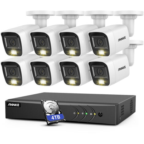 ANNKE 8CH CCTV Kits 5 in 1 DVR 82MP Smart IR 82MP Built-in Mic ...