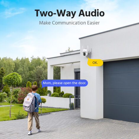 ANNKE 4MP 2K Wireless Solar Security Camera System Outdoor with PIR ...