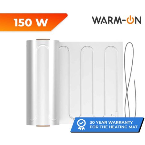 Heizmatte WARMON ALU 150 W/m² mit Thermostat MCS 450 Touch weiß - 2 m²