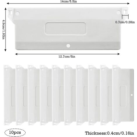 BEBUSINGOTO Pesi per veneziane verticali Californian Blind, 10 pezzi ...