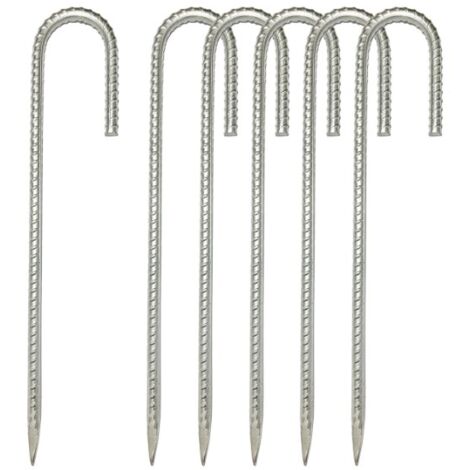 BEBUSINGOTO Confezione da 6 picchetti di ancoraggio a terra, picchetti ...