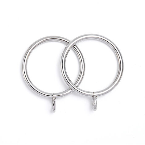 BEBUSINGOTO 20 anelli per tende, anelli in metallo per tende e aste ...