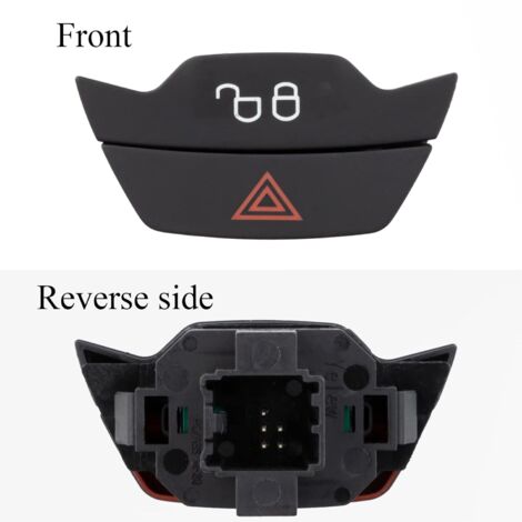 BEBUSINGOTO Botón de luz de advertencia de peligro, bloqueo y ...