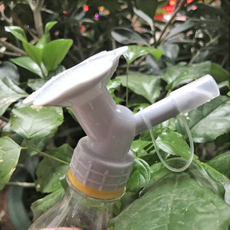 BEBUSINGOTO Aspersor 2 en 1 para botellas de plástico, regadera pequeña ...