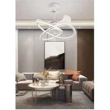 Lampadario Moderno Led Ad Intreccio Con Ventilatore A Soffitto ...