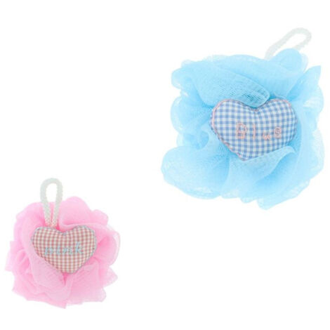 Spugna Per Doccia A Rete Bagno Esfoliazione Pelle Corpo Con Cuore A ...