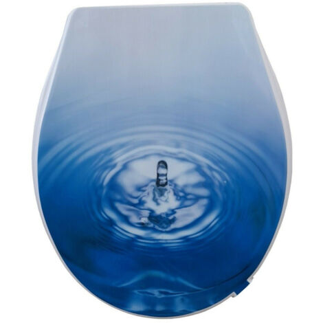 Couvercle Wc Universel Salle De Bain 44x36.5cm Goutte D'eau Douce ...