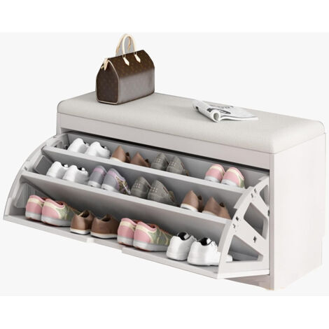 Slim Slim Shoe Rocker Organizer Wood Shoes Modern Design Home Decorations