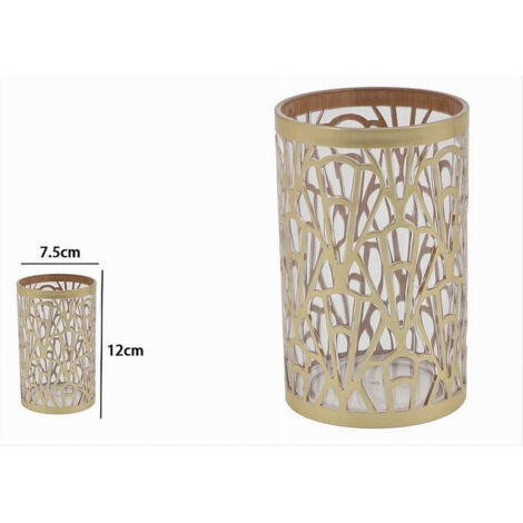 Trade Shop - Bicchiere Porta Spazzolini Accessorio Bagno Oro Stile ...