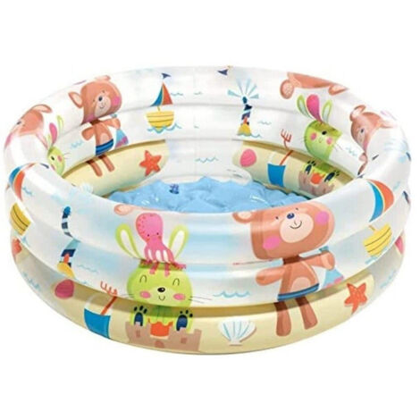 Trade Shop - Piscina Gonfiabile Baby Pool 3 Anelli 61x22 Cm Per Bambini ...