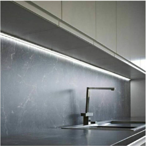 Trade Shop - Led Neon Plafon T5 Bajo Pared Cristal Transparente 10 ...