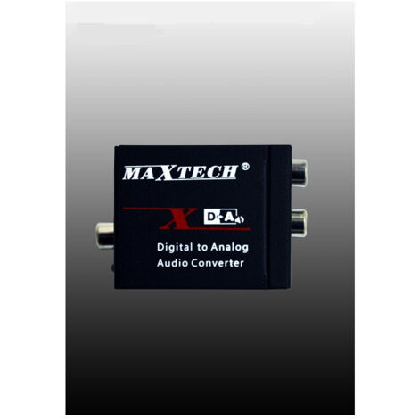 Trade Shop - Convertitore Unidirezionale Audio Da Digitale Coassiale A Analogico L/r Maxtech Dk ...