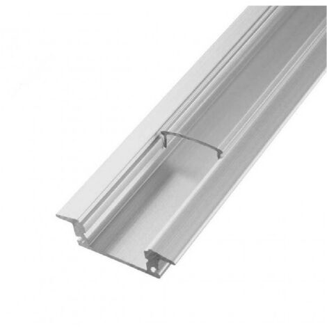 Trade Shop - Perfil De Aluminio Empotrado De 2 Mt Con Cubierta Opaca ...