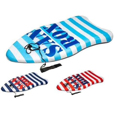 Trade Shop - Tableta De Mar Eps 84cm Bodyboard Surf Stripe Líneas Con Escrito Con Cuerda De ...