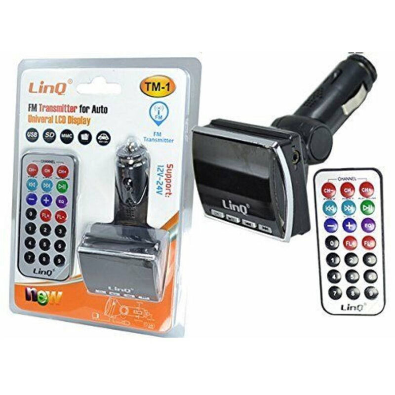 Trade Shop - LINQ TM-1 AUTO BLUETOOTH FM-SENDER MP3 USB SD/MMC-PLAYER