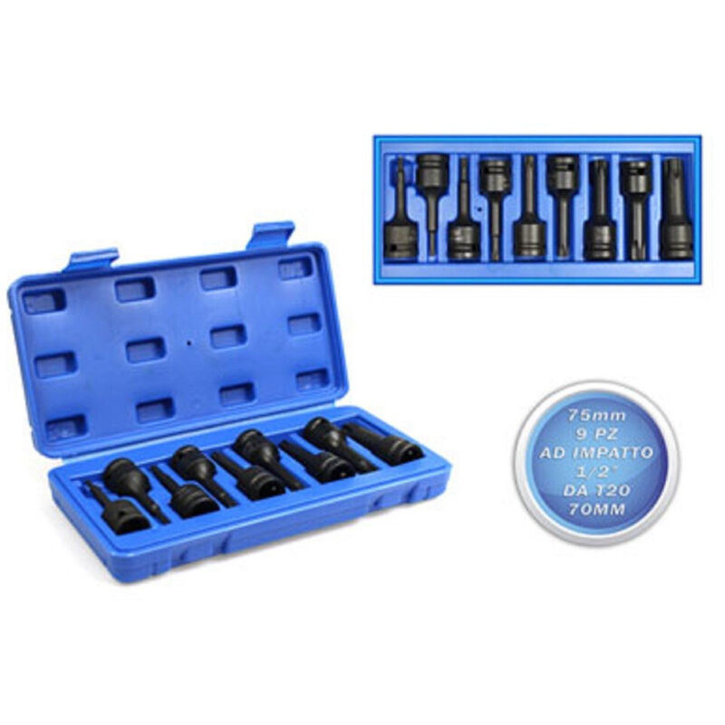 Trade Shop - SET 9 PZ MASSNAHMEN T20 BIS T70 PUNTE 75 MM